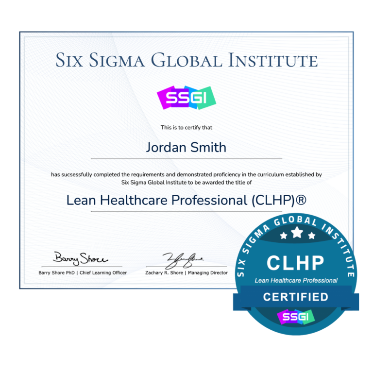 Certified Lean Healthcare Professional | CLHP | Training & Certification