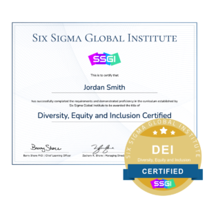 Diversity, Equity and Inclusion Certification & Training Online | SSGI