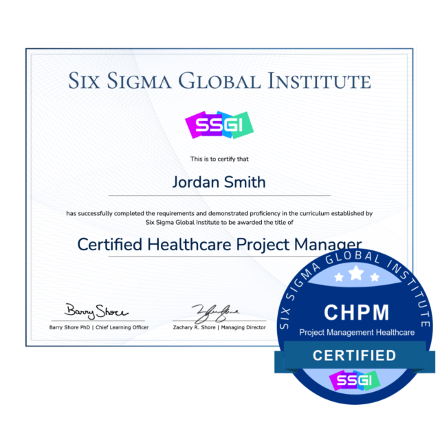 Project Management Healthcare Certification & Training | SSGI Healthcare