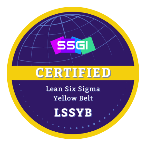 Six Sigma Yellow Belt Certification Online | SSGI – $175