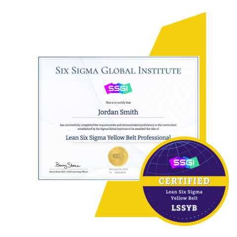 Six Sigma Yellow Belt Certification Online | SSGI – $175