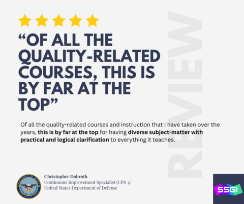 Six Sigma Certification Programs | Online Belt Training | SSGI