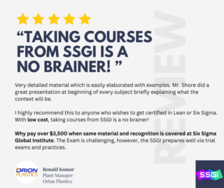 Continuous Improvement Manager Certification and Training Online | SSGI